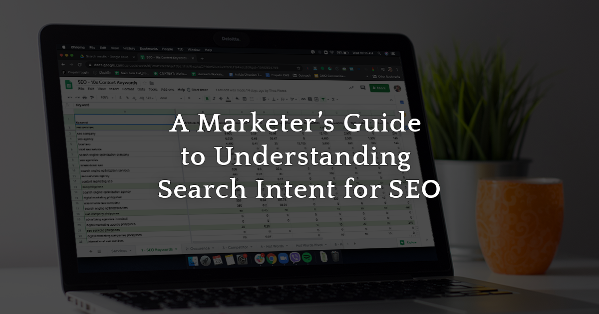 A Marketer’s Guide to Understanding Search Intent for SEO