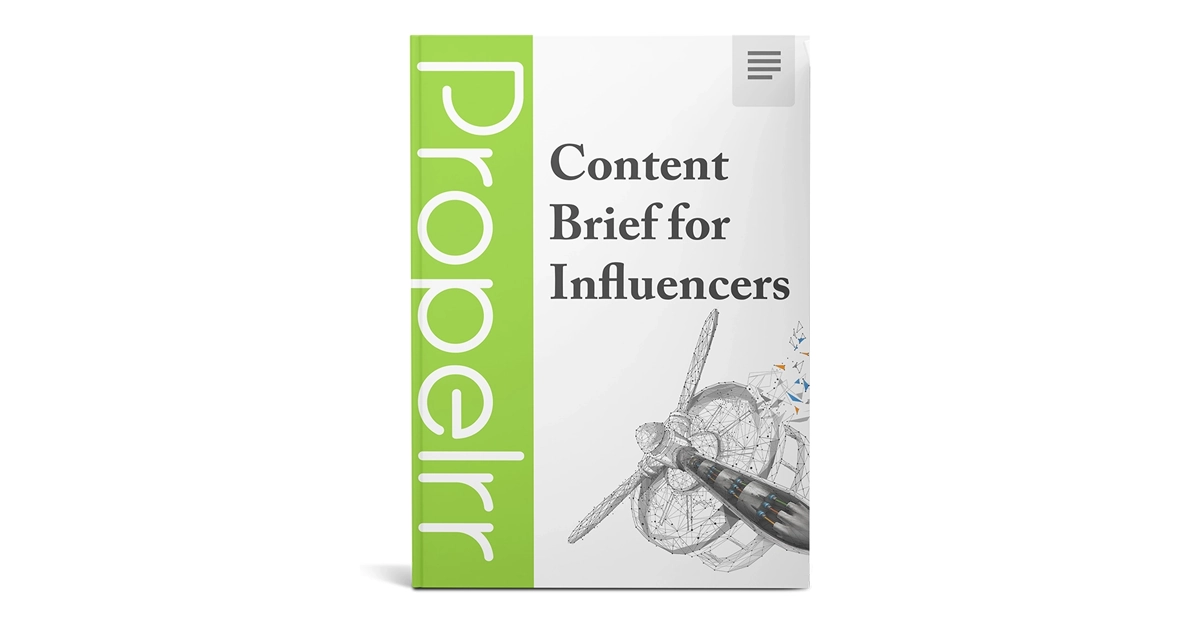 FREE TEMPLATE: Content Brief For Influencers